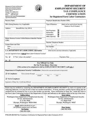 Fillable Online Lni Wa F700 099 000 DEPARTMENT OF Labor
