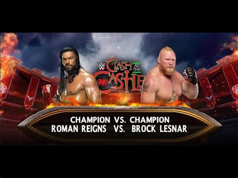 WWE Roman Reigns Vs Brock Lesnar Last Man Standing Match WWE Best