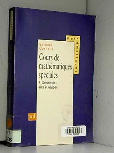 Amazon in Buy Cours de mathematiques speciales tome 5 géometrie