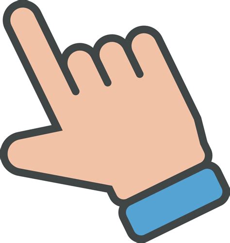 Hand Cursor Icon Clip Art Png