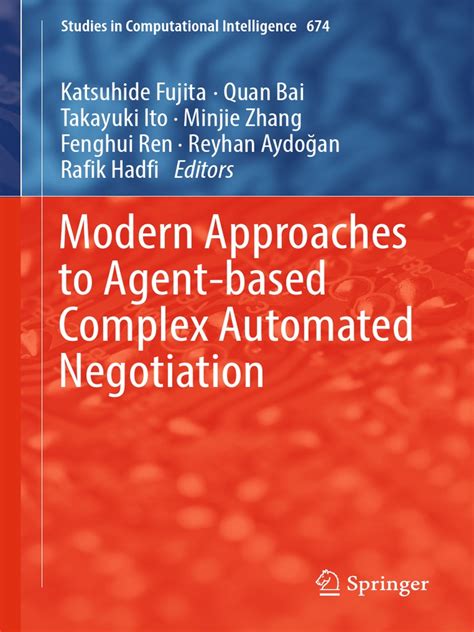 modern approaches to agent based complex automated negotiation pdf reputation agent based