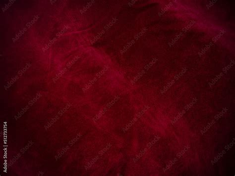 Dark Red Velvet Fabric Texture Used As Background Empty Red Fabric