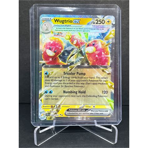 Pok Mon Wugtrio Ex Temporal Forces Ultra Rare Icons Of Sport