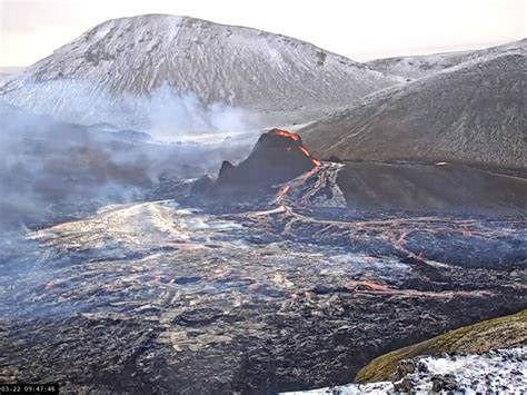 Islande une éruption volcanique en cours près de Reykjavik