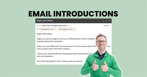 How To Introduce Two People Via Email Sample Scripts