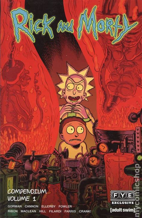 Rick And Morty Compendium Tpb Oni Press Fye Exclusive Edition