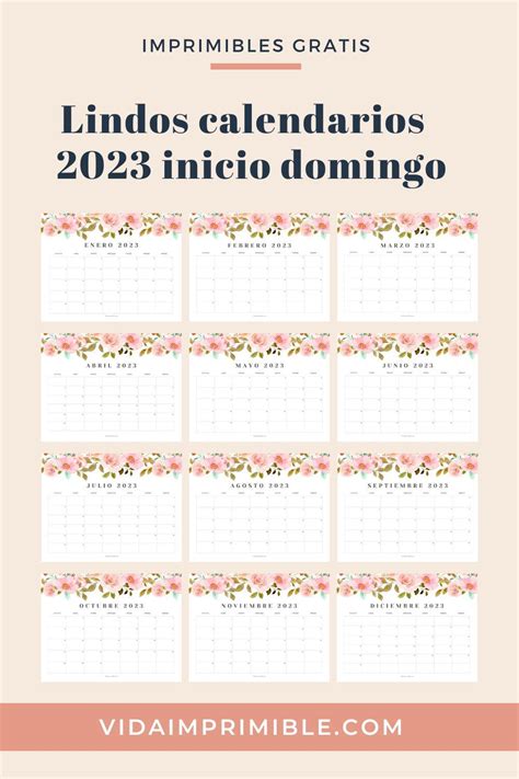 Calendarios de descarga gratis para imprimir Inicio de semana en día