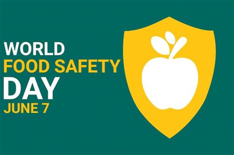 Día mundial de la seguridad alimentaria Vector Premium