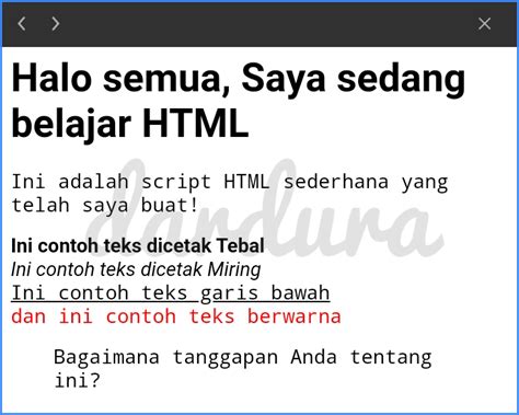 contoh script html 5 isupercoder