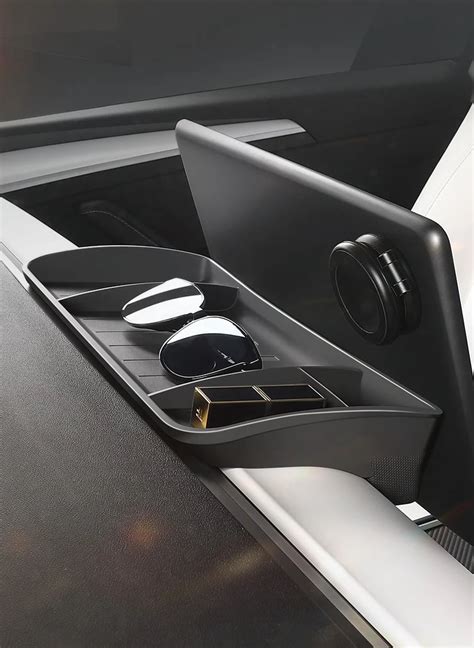 Organiseur rangement Boîte de rangement arrière pour écran Tesla