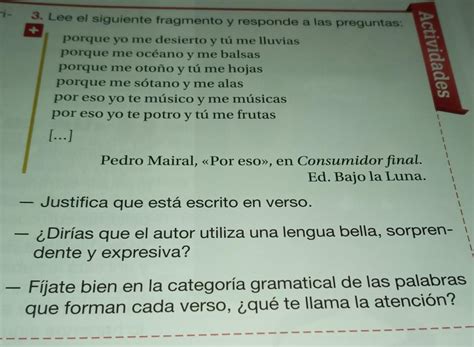 3 Lee El Siguiente Fragmento Y Responde A Las Preguntas Brainly Lat