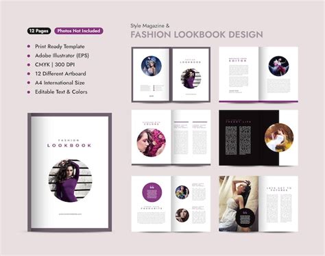 Premium Vector Minimal Fashion Magazine Design Or Editorial Lookbook