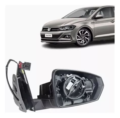 Retrovisor Esquerdo El Trico Novo Polo Virtus Original Vw
