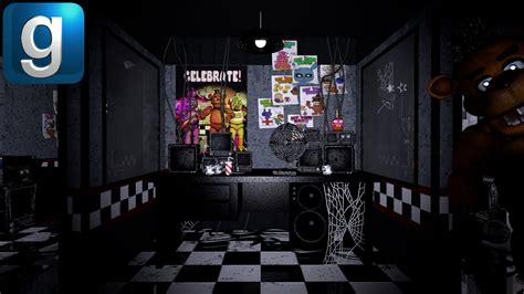 Gmod FNAF New Five Nights At Freddy S 1 Map YouTube
