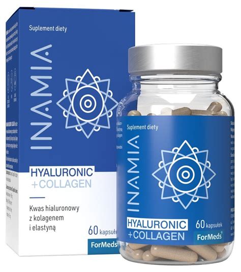 Inamia Hyaluronic Collagen Kwas Hialuronowy I Kolagen Suplement
