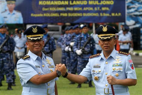 FOTO Kolonel Pnb Sugeng Budiono Jabat Komandan Lanud Muljono Surabaya