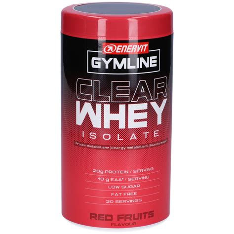 ENERVIT Gymline Clear Whey Isolate Protein Red Fruit 480 G Redcare