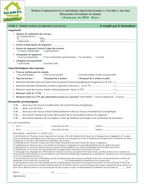 Fillable Online RAVAUX D AMELIORATION DE LA PERFORMANCE ENERGETIQUE