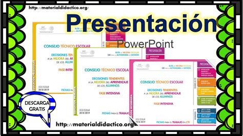 Presentación en PowerPoint de la fase intensiva del consejo técnico