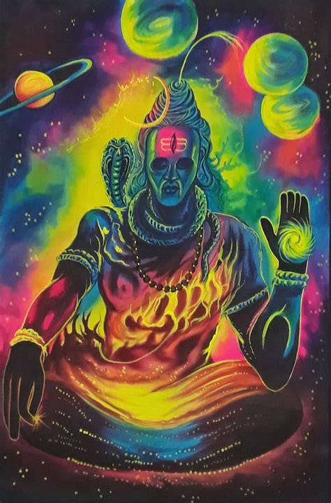 Shiva Psychedelic Hd Wallpaper Infoupdate Org