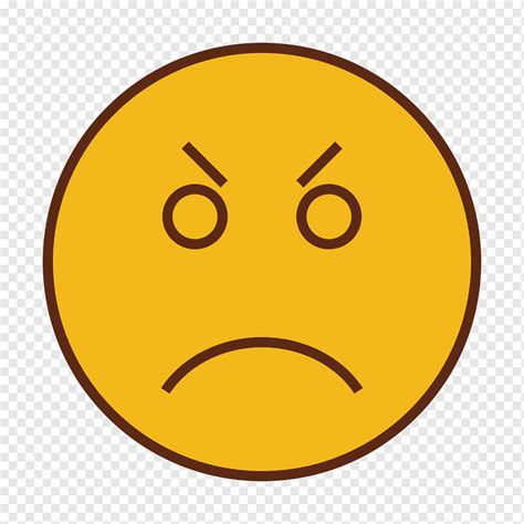 Zangado emoji emoticon rosto triste ícone de emoticon png PNGWing