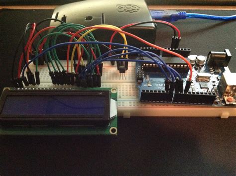 raspberry pi arduino serial with lcd screen 6 steps instructables