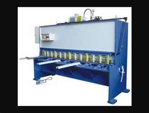 50 Hz MS Metal Sheet Shearing Machine Automation Grade Semi Automatic