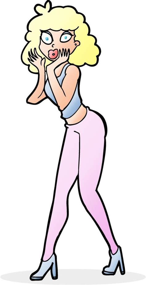 Mujer Sorprendida De Dibujos Animados 12288235 Vector En Vecteezy
