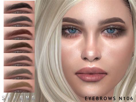 Eyebrows N By Seleng Created For The Sims Emily Cc Finds