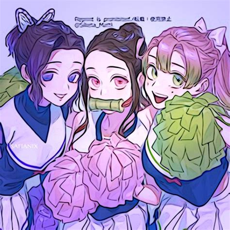 𖦹 Shinobu Nezuko Mitsuri icon Anime Fanarts anime Personagens
