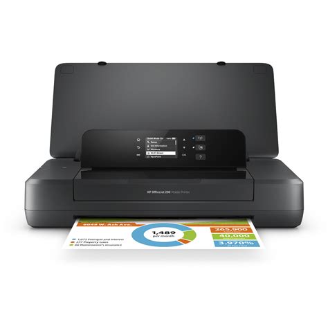 Hps Impresora Inyeccion A Color Hp Officejet Portatil Ppm Negro