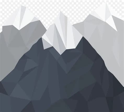 几何形雪山山顶矢量素材PNG图片素材下载 图片编号10375863 PNG素材网