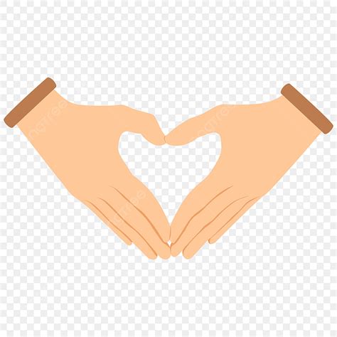 Hand Gestures Clipart Transparent Png Hd Hand Gesture Heart Sign