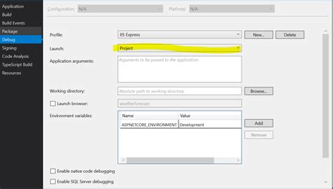 How To Disable SSL On ASP NET Core API 3 1 Project In Visual Studio