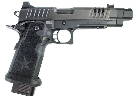 Staccato 2011 P Optic Ready AL Frame 9mm DLC TB Comp TAC 3299 Free