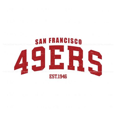 Free Vintage San Francisco 49ers Est 1946 SVG San Francisco 49ers