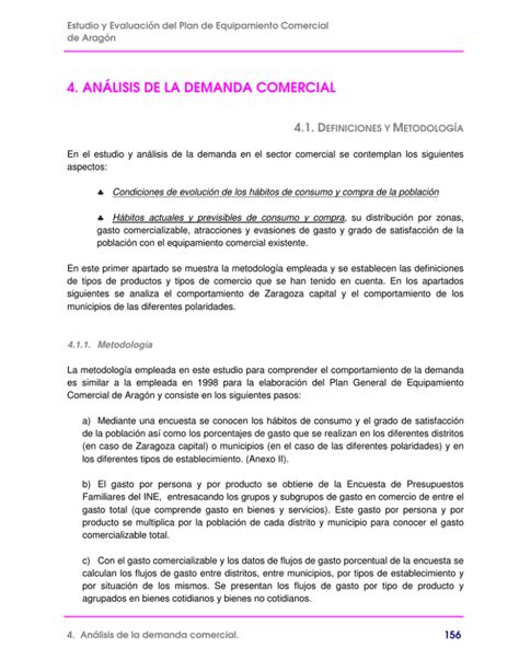 4 ANÁLISIS DE LA DEMANDA COMERCIAL
