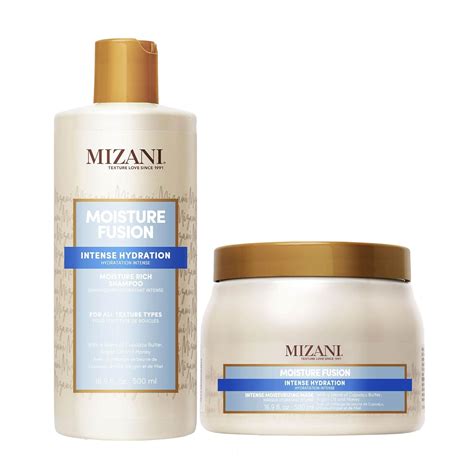 MIZANI Moisture Fusion Champú rico en humedad y máscara intensiva Para