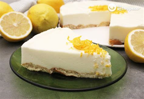 Tarta de mousse de limón Postre fácil y sin horno para disfrutar del