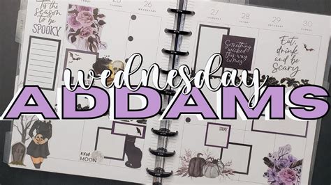 HAPPY PLANNER PLAN WITH ME VERTICAL RONGRONG HALLOWEEN STICKER BOOK