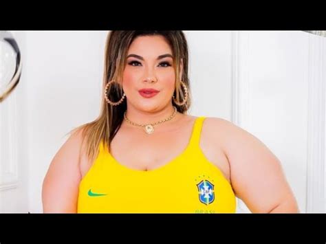 Karoline Garcia Gorgeous Model Brasil Curvy Plus Size Model Body