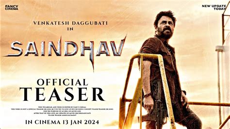 SAINDHAV Official Teaser Trailer Announcement Venkatesh Daggubati