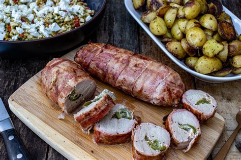 Gevulde varkenshaas met jalapeño poppers Kamado Recept