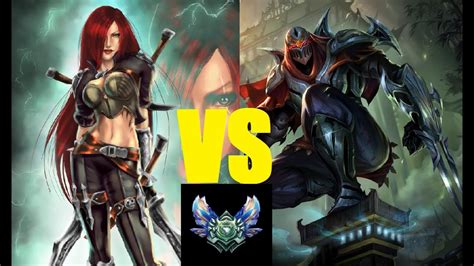 Diamond Katarina Vs Zed SoloQ Laning Phase YouTube