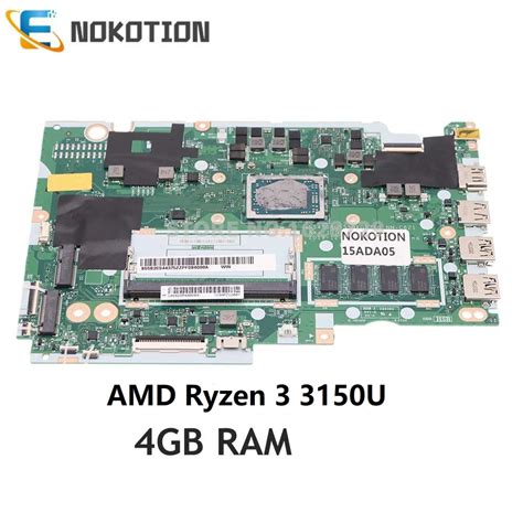 Nokotion For Lenovo Ideapad 3 15ada05 17ada05 Laptop Motherboard R3