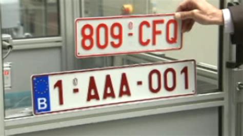 Les Nouvelles Plaques D Immatriculation Arrivent RTBF Actus