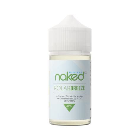 Naked Menthol Polar Breeze 60ml Cloud Masters Brasil