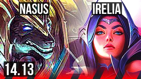 NASUS Vs IRELIA TOP 8 1 10 1400 Games Legendary NA Grandmaster