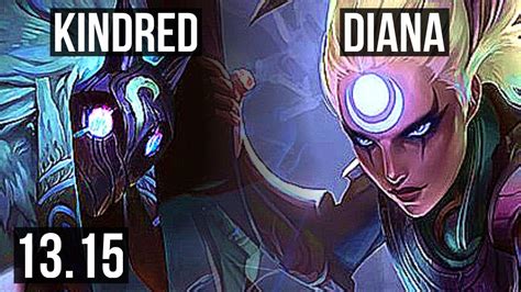 Kindred Vs Diana Jng Rank Kindred Legendary Rank