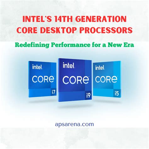 Intel S 14th Generation Core Desktop Processors 2024